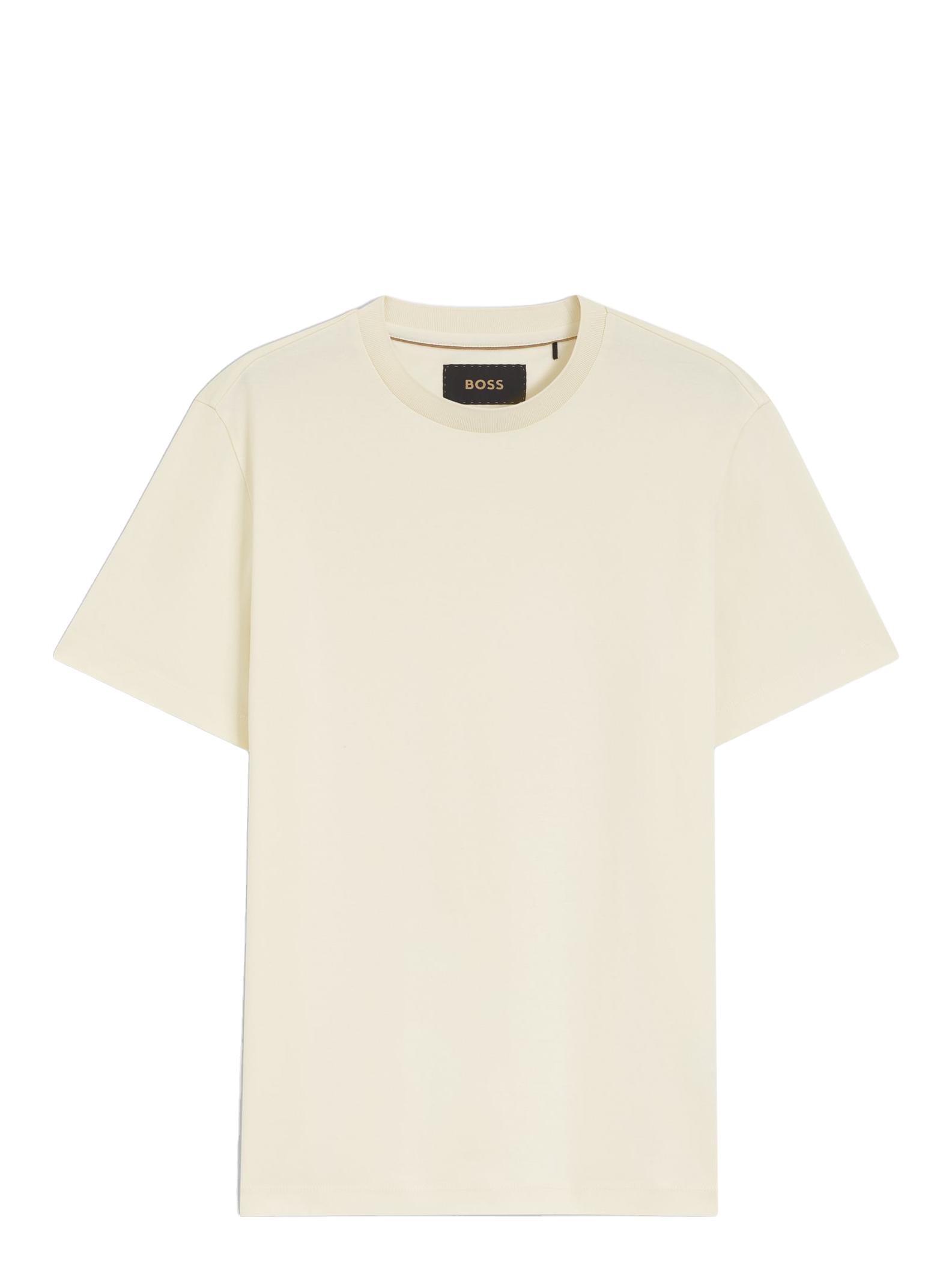 BOSS crewneck t-shirt in mercerized supima cotton
